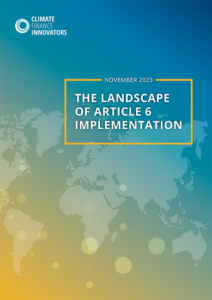 The landscape of Article 6 implementation - Climate Finance Innovators